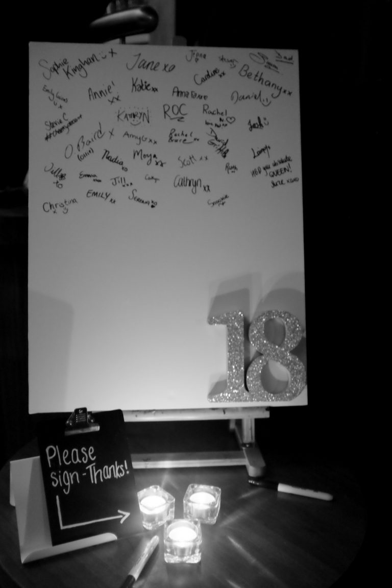 Some creative ideas for planning an 18th birthday party